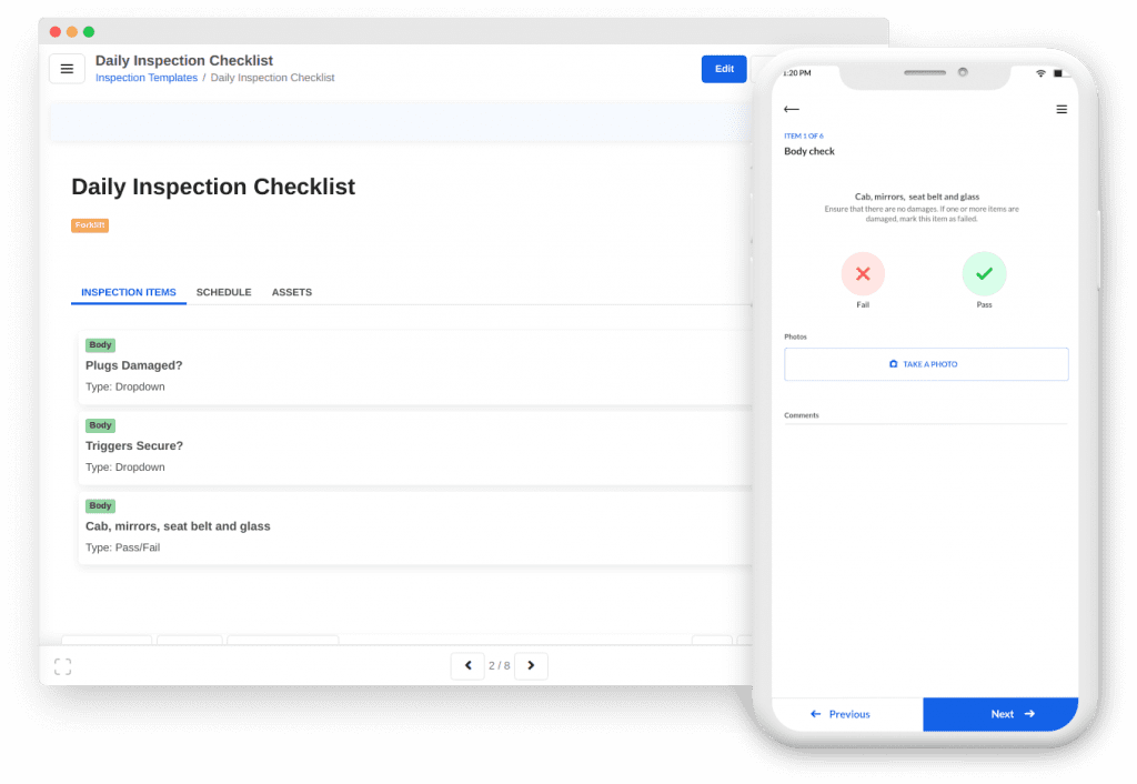 Equipment Inspection App | BriskForce